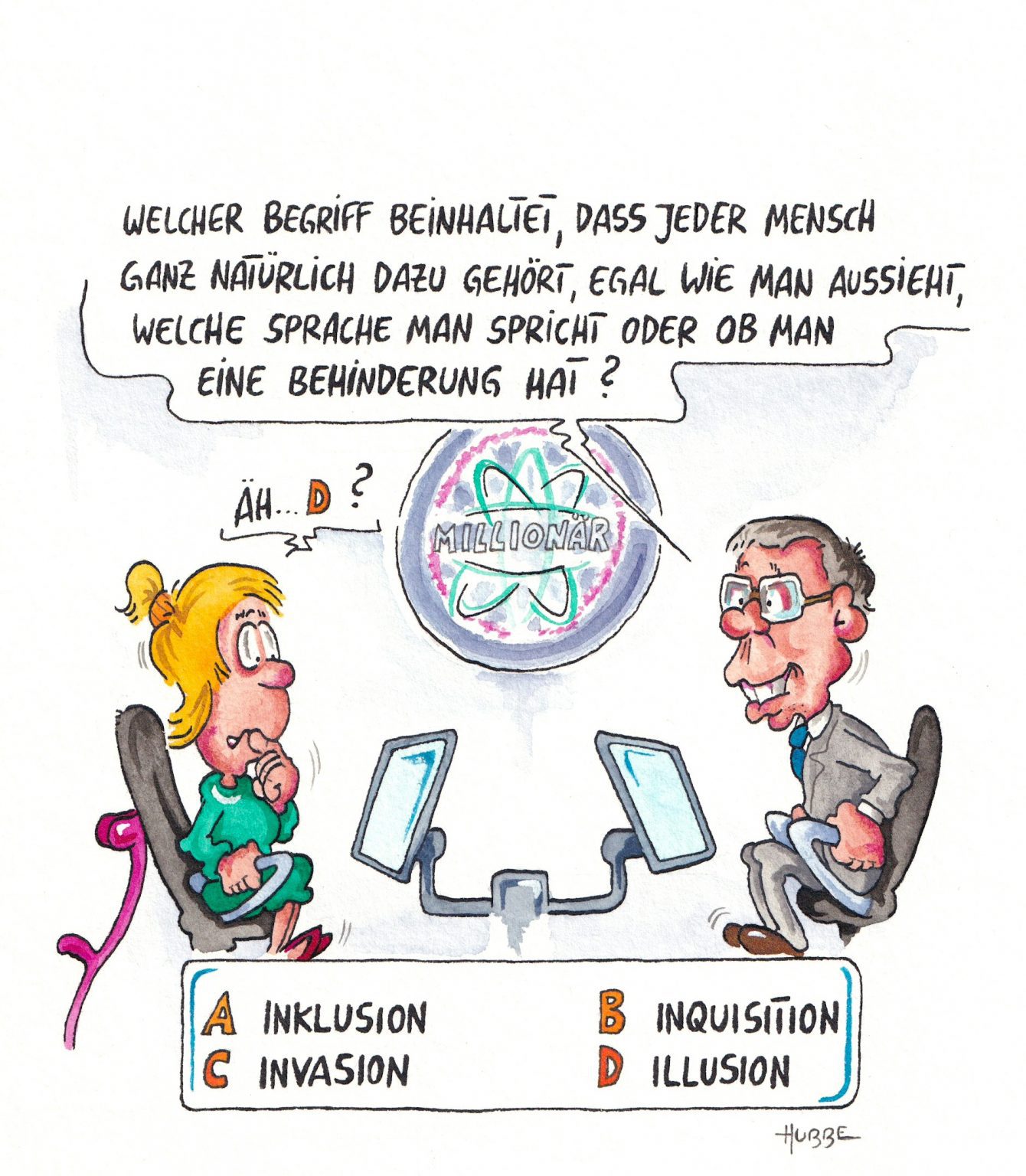 Behinderte Cartoons | HUBBE Cartoons | Page 2